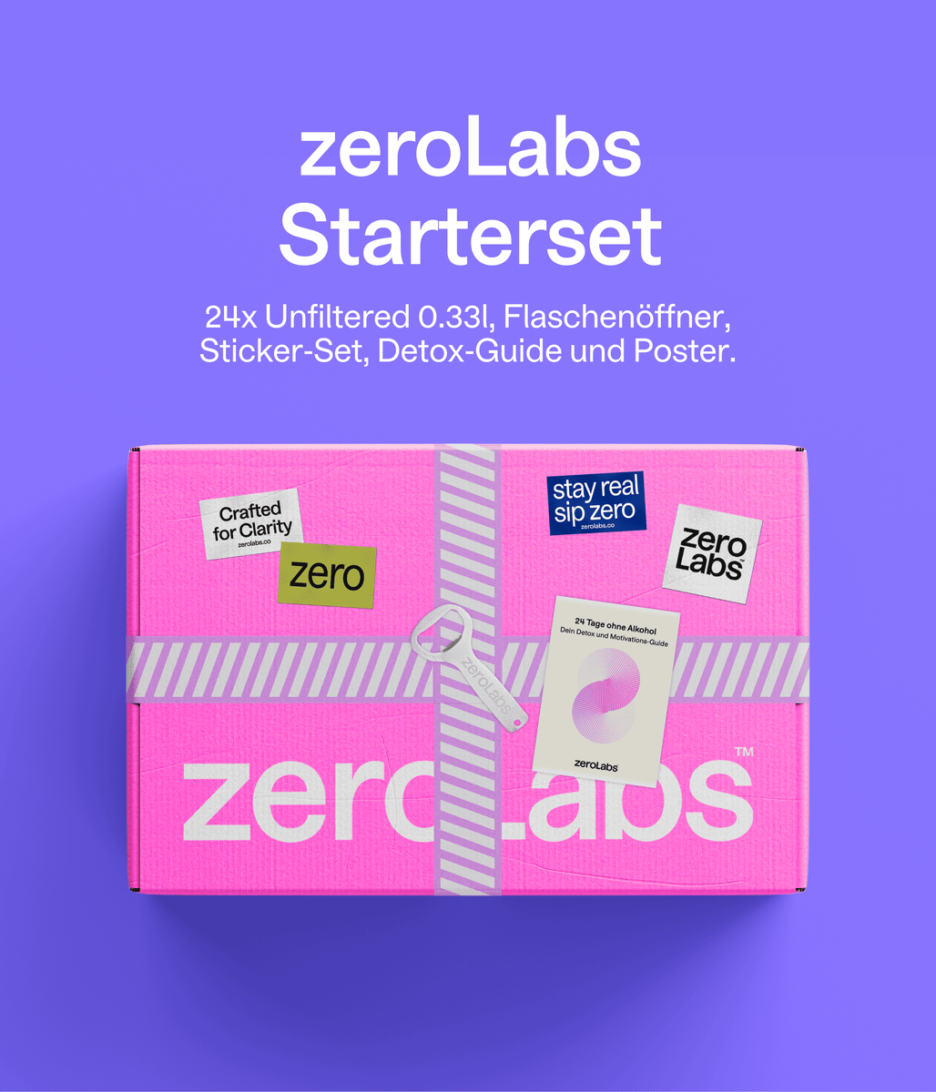 zeroLabs Unfiltered – Starterpaket Flasche